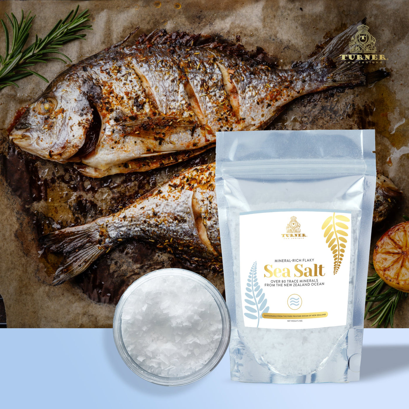 New Zealand Sea Salt Flakes | Mineral Rich Natural Sea Salt – TURNER ...